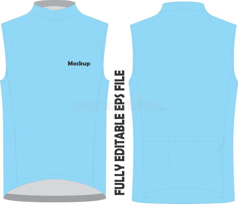 Cycling Jersey Mock Ups Illustration Vector Stock Vector - Illustration ...