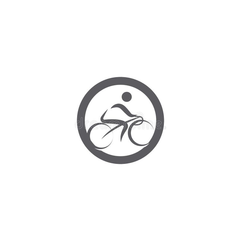 Cycling Logo Template Vector Symbol Stock Vector - Illustration of ...