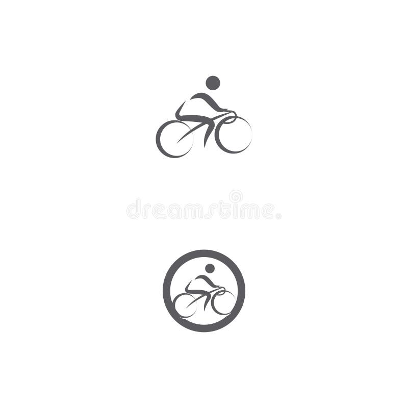 Cycling Logo Template Vector Symbol Stock Vector - Illustration of ...