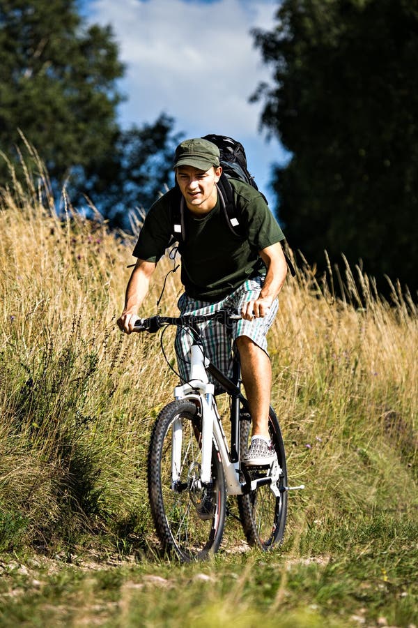 Cycling man stock photo. Image of relaxation, biker, summer - 24054588