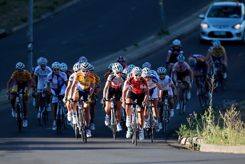 Indoor Track Bike Race at Sixday-Nights Editorial Stock Photo - Image ...