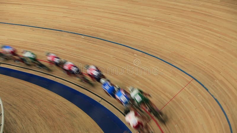 Cycling Race on the Cycle Track Stock Video - Video of peloton, success ...