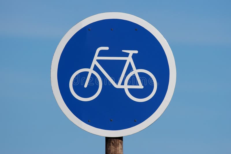 Cycling Sign stock photo. Image of chain, signal, seat - 2191306