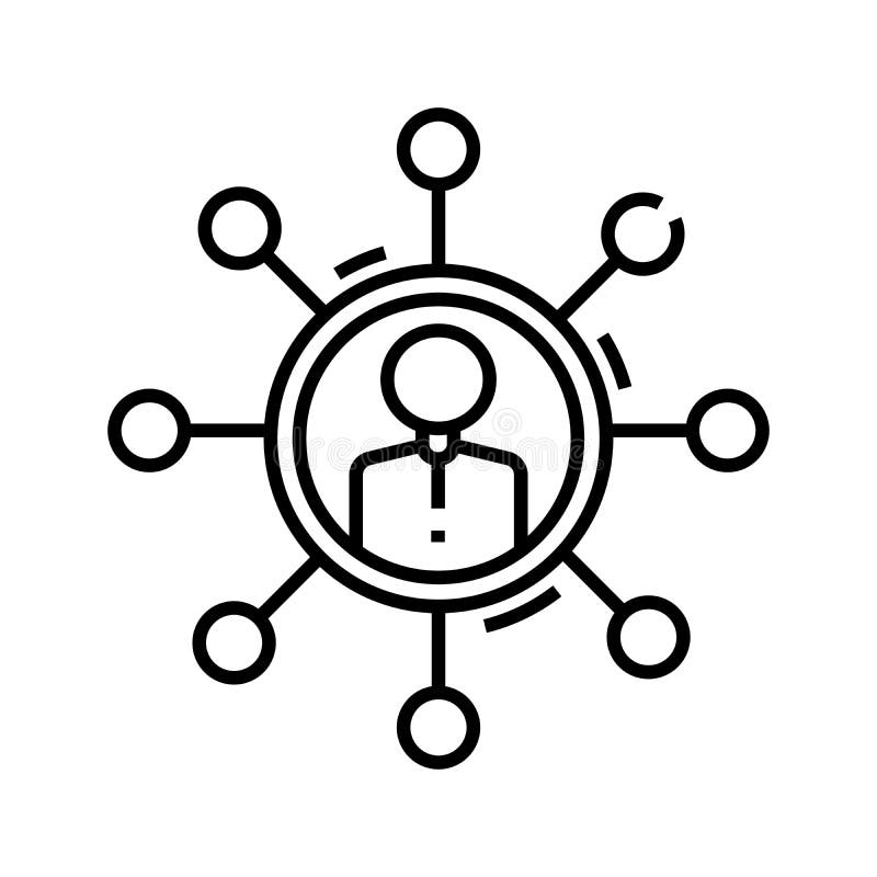 Cycling Tasks Line Icon, Concept Sign, Outline Vector Illustration ...