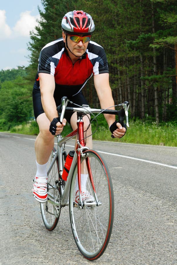 Cyclist stock image. Image of speed, portrait, effigy - 20310161