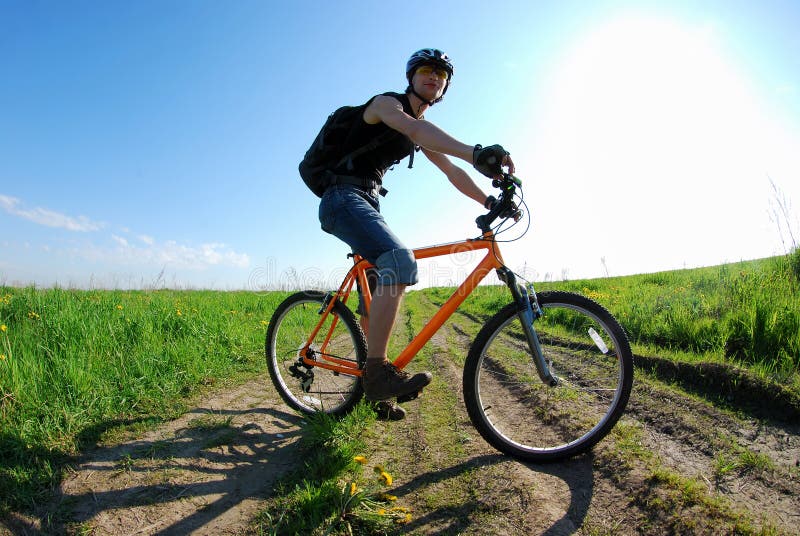 Cyclist In Action Picture. Image: 14554734