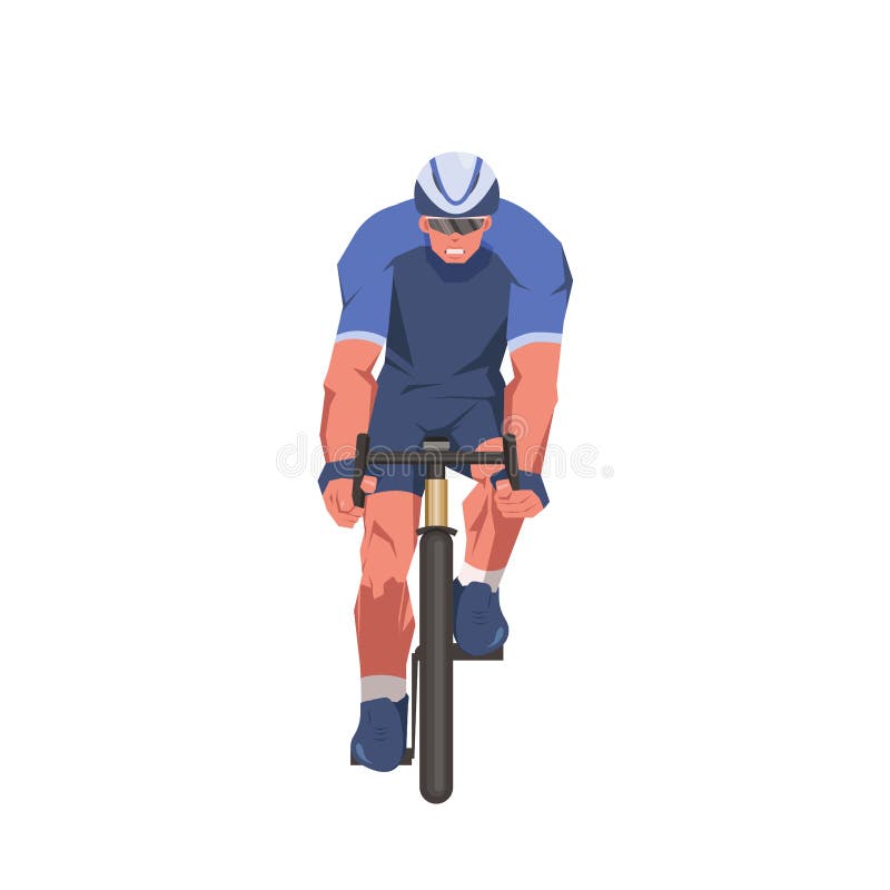 Cyclist Front View Stock Illustrations – 770 Cyclist Front View Stock ...