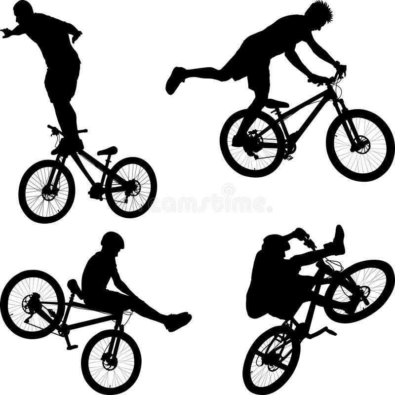 Bmx Bike Clip Art Stock Illustrations – 211 Bmx Bike Clip Art Stock ...