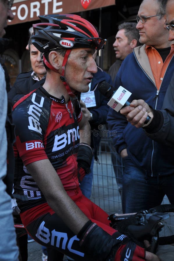 Cyclist Marco Pinotti editorial photography. Image of event - 23732887