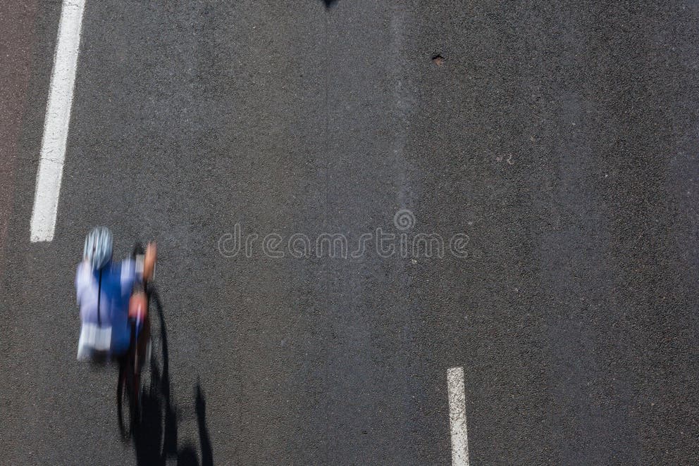 Cyclist Overhead Highway stock image. Image of athletes - 27157685