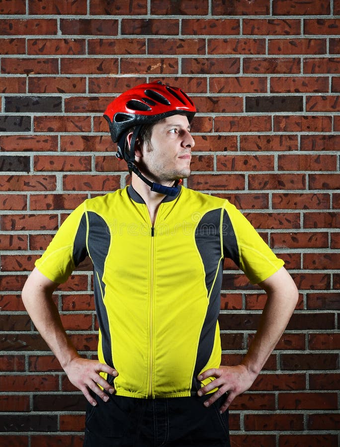 Cyclist Portrait stock photo. Image of extreme, bicycle - 25904134