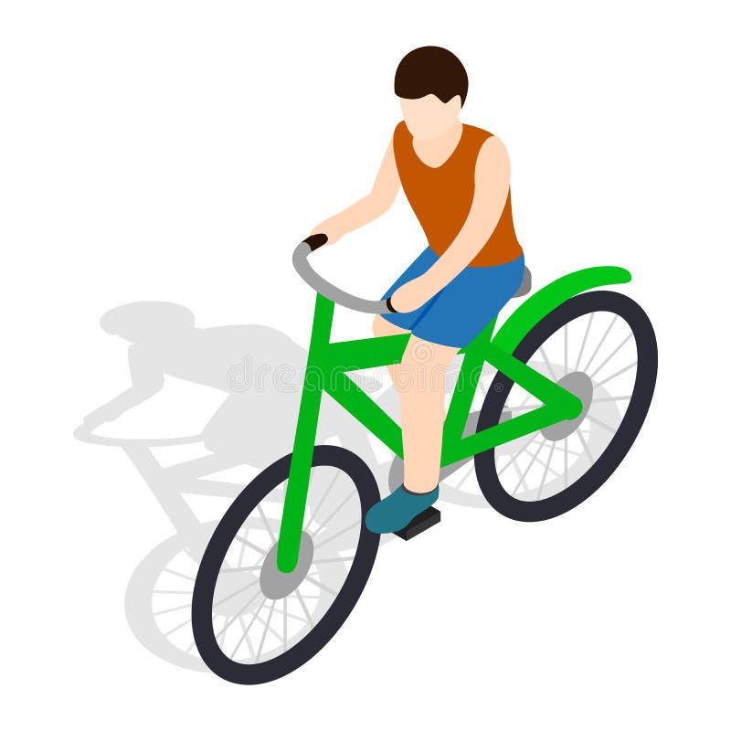 Isometric Cyclist Stock Illustrations – 1,210 Isometric Cyclist Stock ...