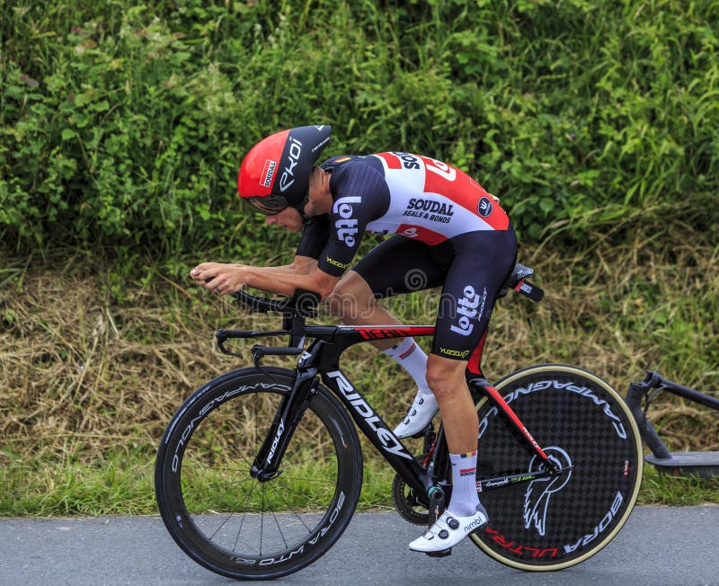 The Cyclist Tosh Van Der Sande - Le Tour De France 2021 Editorial Image ... The Cyclist Tosh Van Der Sande - Le Tour De France 2021 Editorial Image ...