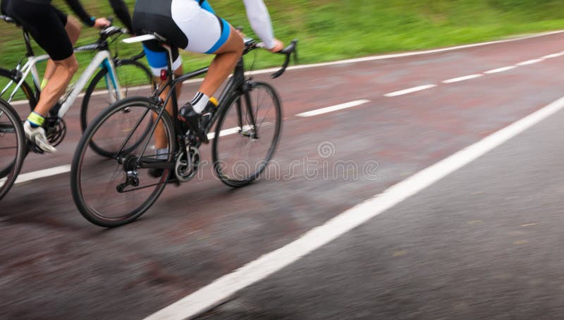 Cyclists in motion stock image. Image of activity, race - 113312499