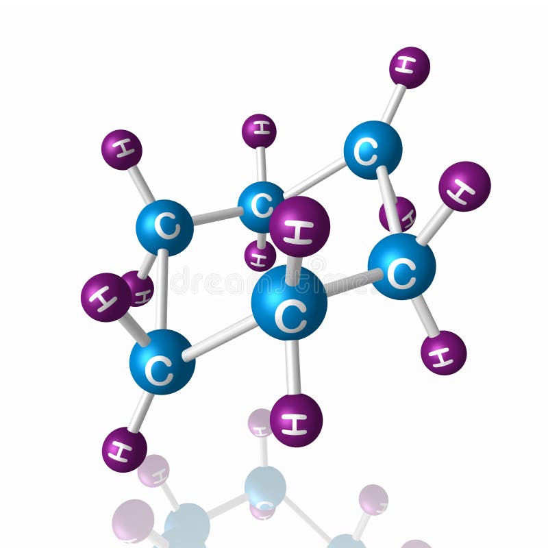 Cyclohexane stock illustration. Illustration of model - 13472135