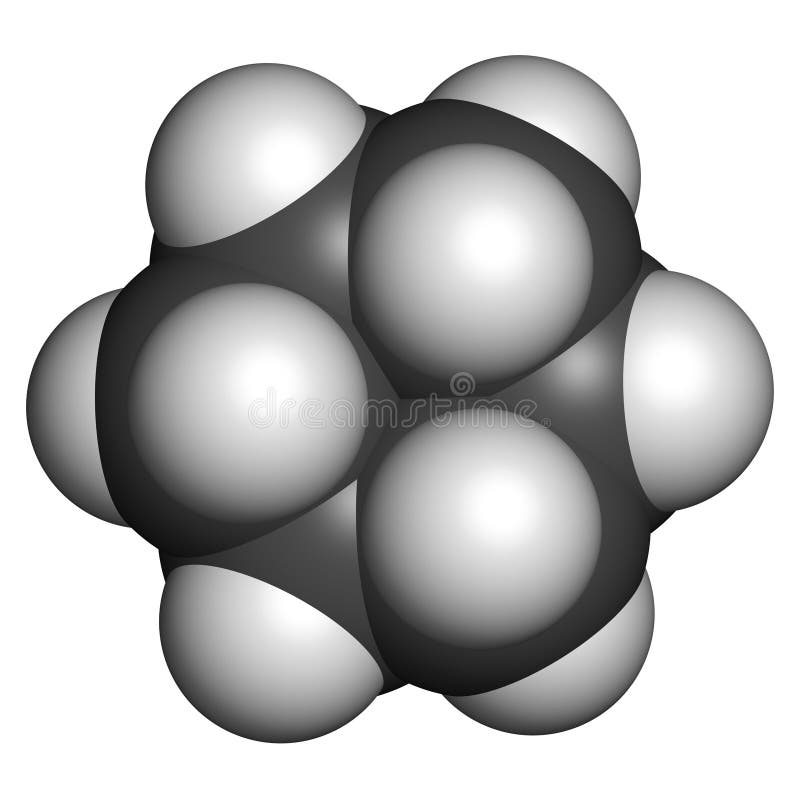 Cyclohexane stock illustration. Illustration of model - 13472135