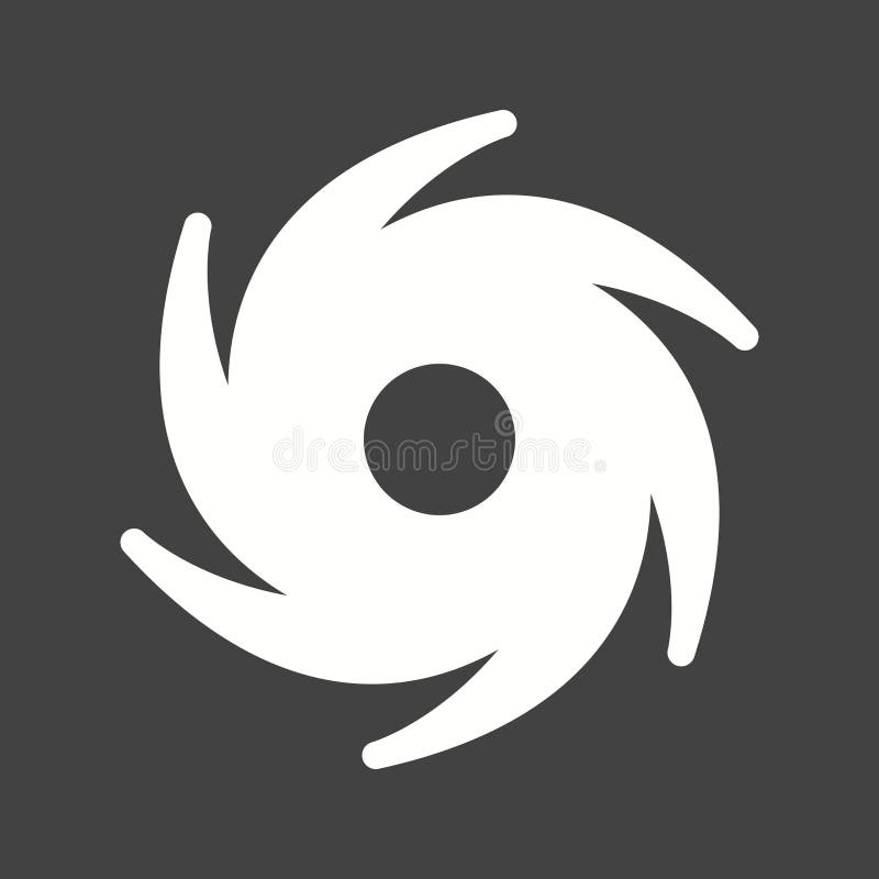 Cyclone illustration de vecteur. Illustration du cyclone - 89174231