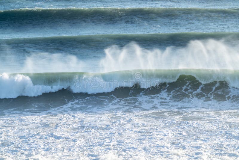 Cyclone Cody Large Waves and Swells at Mount Maunganui Stock Photo ...