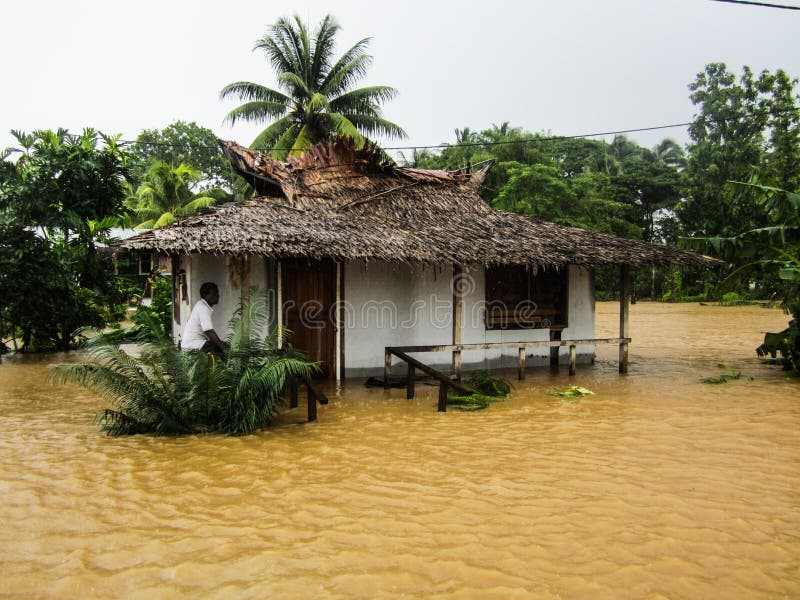 Cyclone Et Inondation De Solomon Islands Image stock éditorial - Image ...
