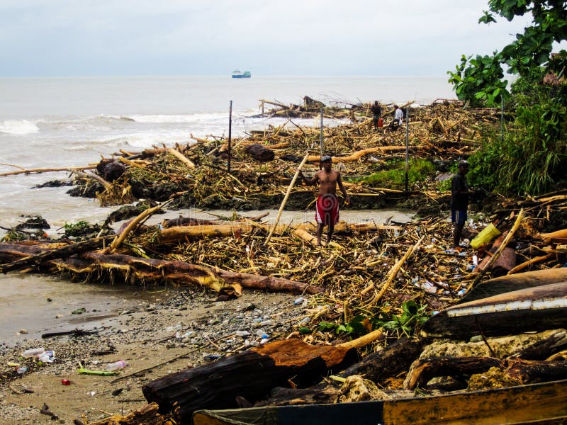 Cyclone Et Inondation De Solomon Islands Image éditorial - Image du ...