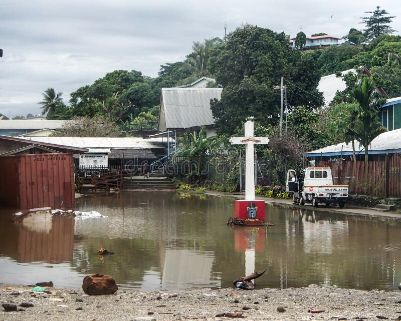 Cyclone Et Inondation De Solomon Islands Photographie éditorial - Image ...