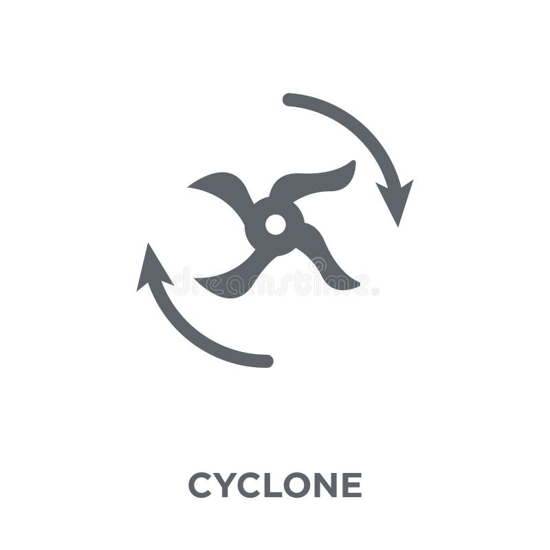 Cyclone Icon. Trendy Cyclone Logo Concept on White Background Fr Stock ...