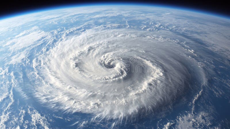 Cyclone Swirling with Force Against Earth S Atmosphere, Unnatural ...