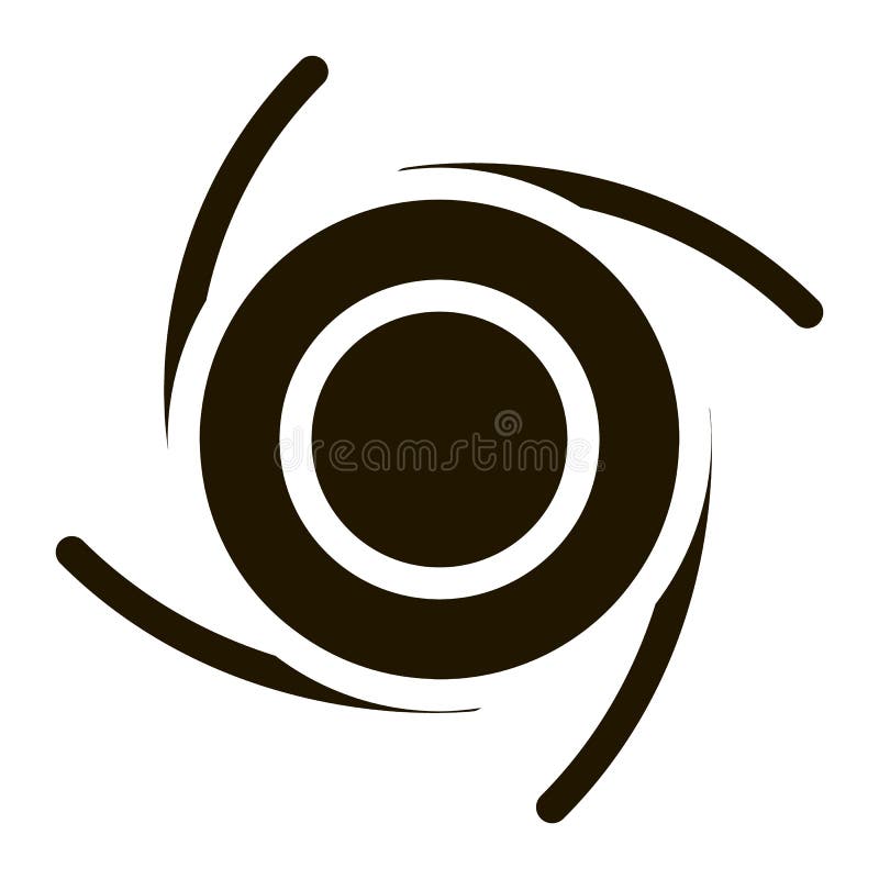 Cyclone Tornado Icon Vector Glyph Illustration Stock Vector ...