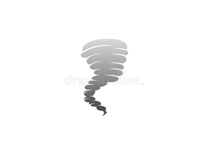 Cyclone and Whirlwind Storm for Logo Design Illustration Stock ...