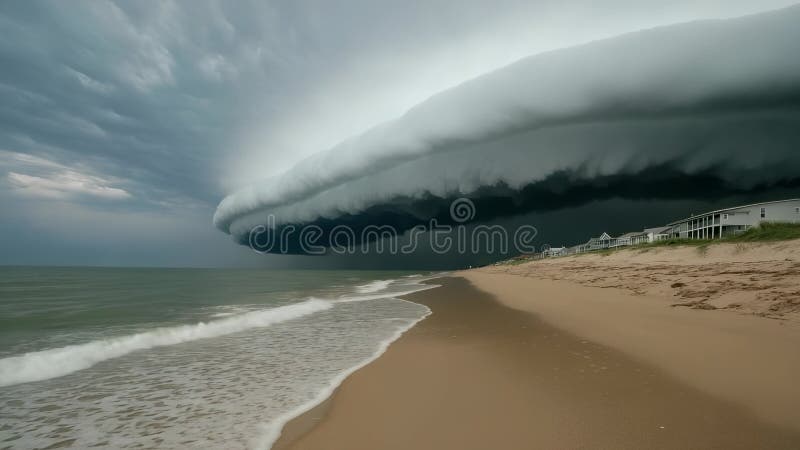 Cyclonic Spiral View: Vortex Alignment, Cloud Swirl, Satellite Image ...