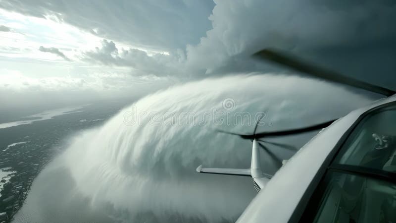 Cyclonic Spiral View: Vortex Alignment, Cloud Swirl, Satellite Image ...