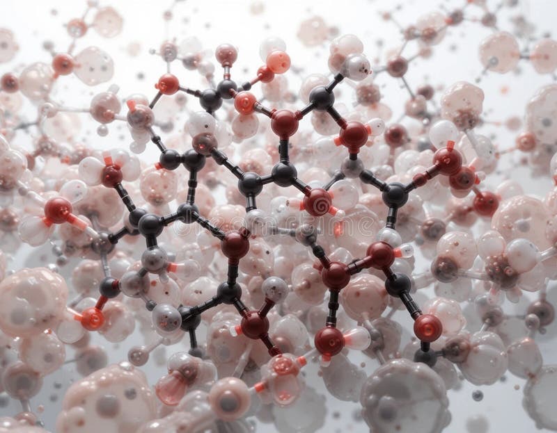 Cyclopentane Showing Carbon and Hydrogen Atoms Stock Illustration ...