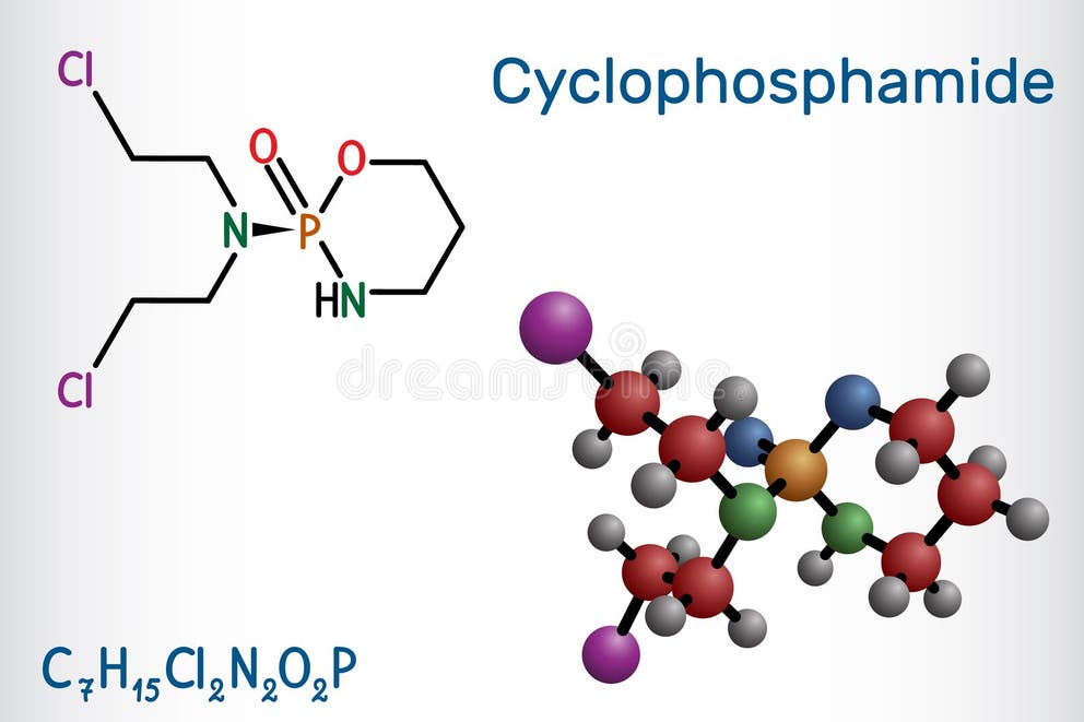 Cyclophosphamide, Cytophosphane, CP Molecule. it is Alkylating Agent ...