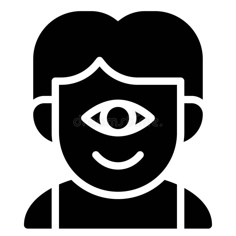 Cyclops Avatar, Halloween Costume Vector Icon Stock Vector ...