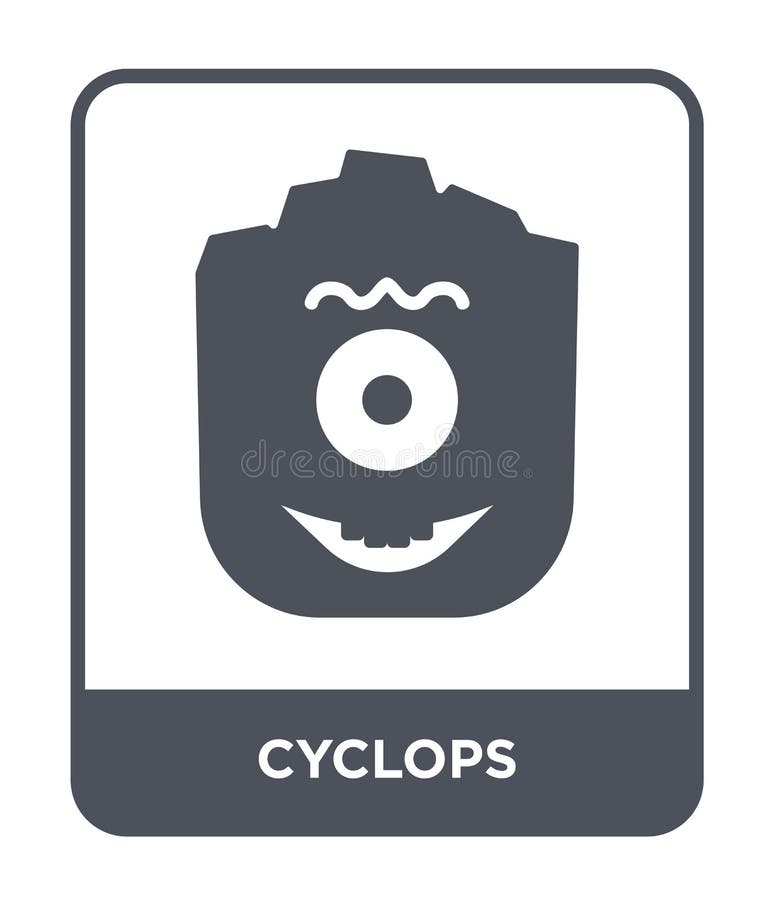 Cyclops Icon Vector Sign And Symbol Isolated On White Background Stock ...