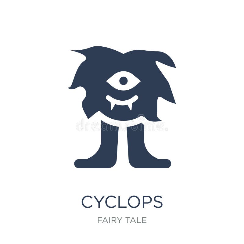 Cyclops Icon. Trendy Flat Vector Cyclops Icon on White Background from ...