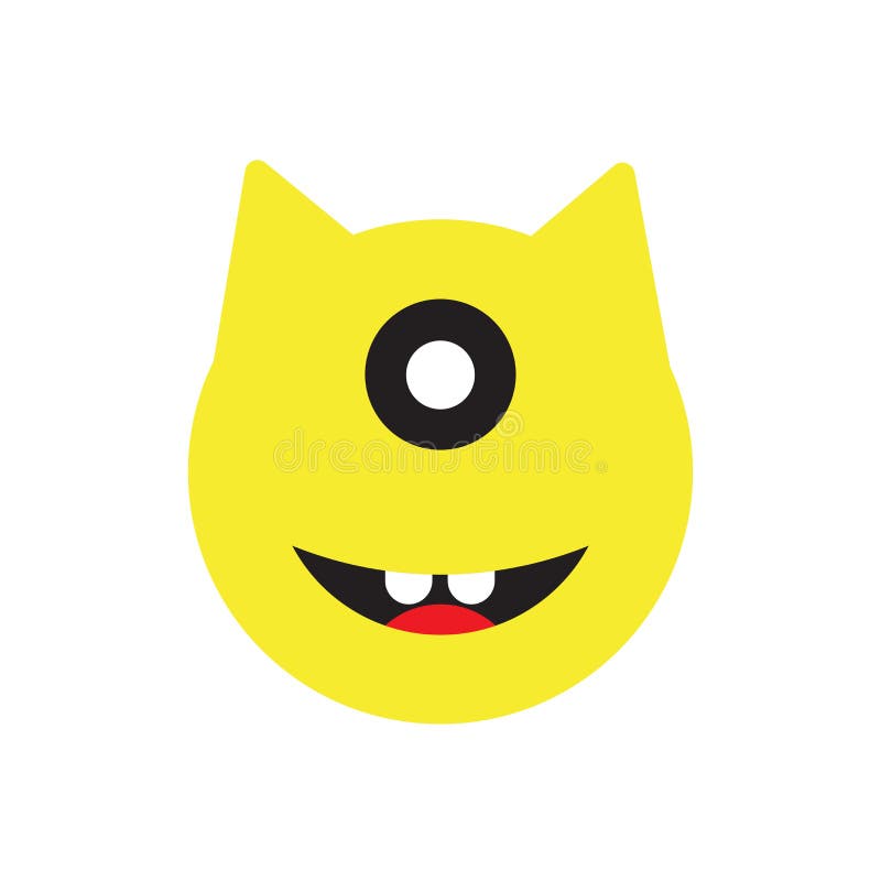 Cyclops Icon Vector Sign and Symbol Isolated on White Background Stock ...