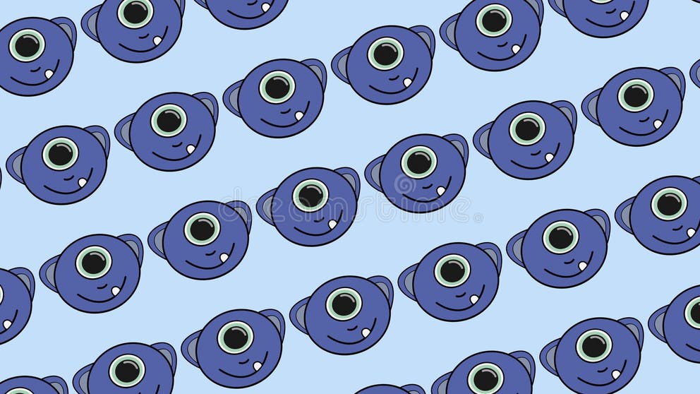Cyclops pattern stock illustration. Illustration of background - 204504619