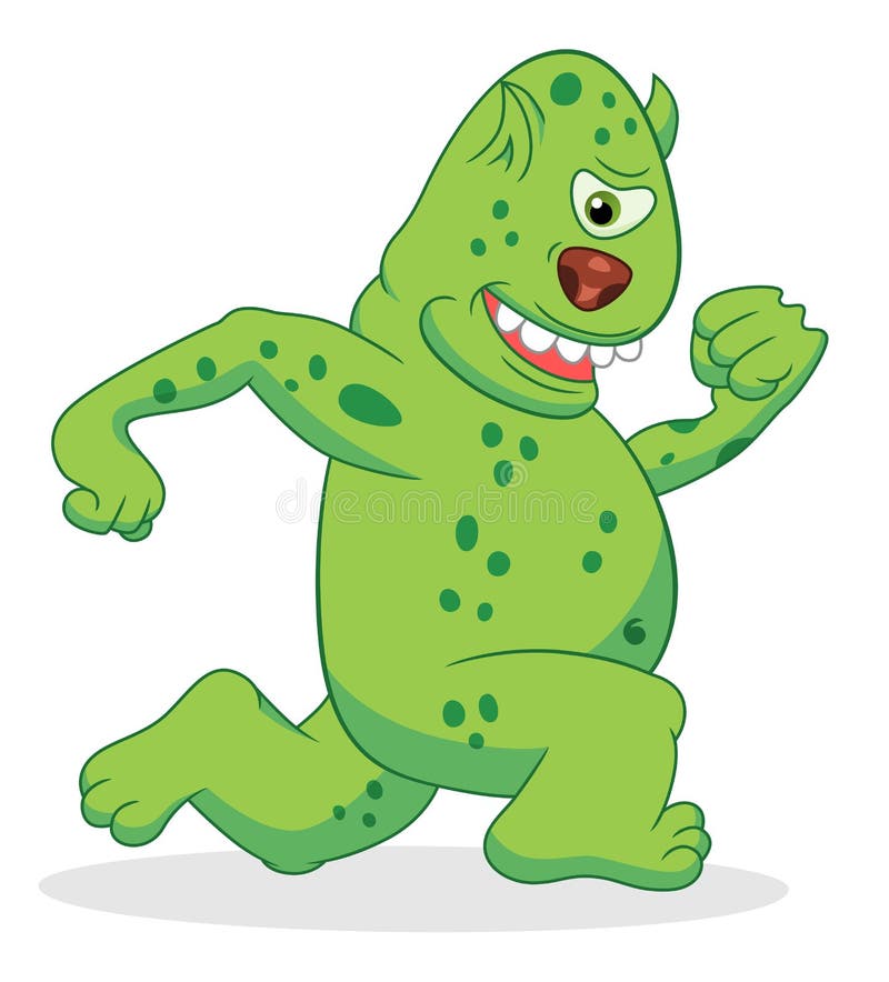 Cyclops running stock vector. Illustration of cyclops - 85604928