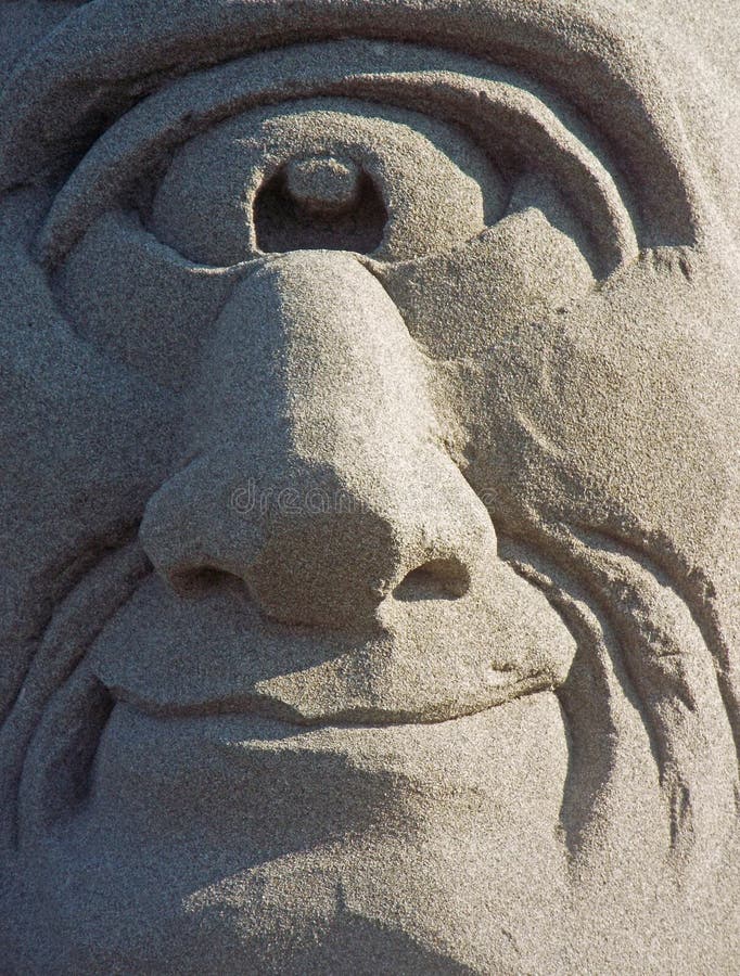 Cyclops Uit Zand Wordt Gemaakt Dat Stock Afbeelding - Image of ...