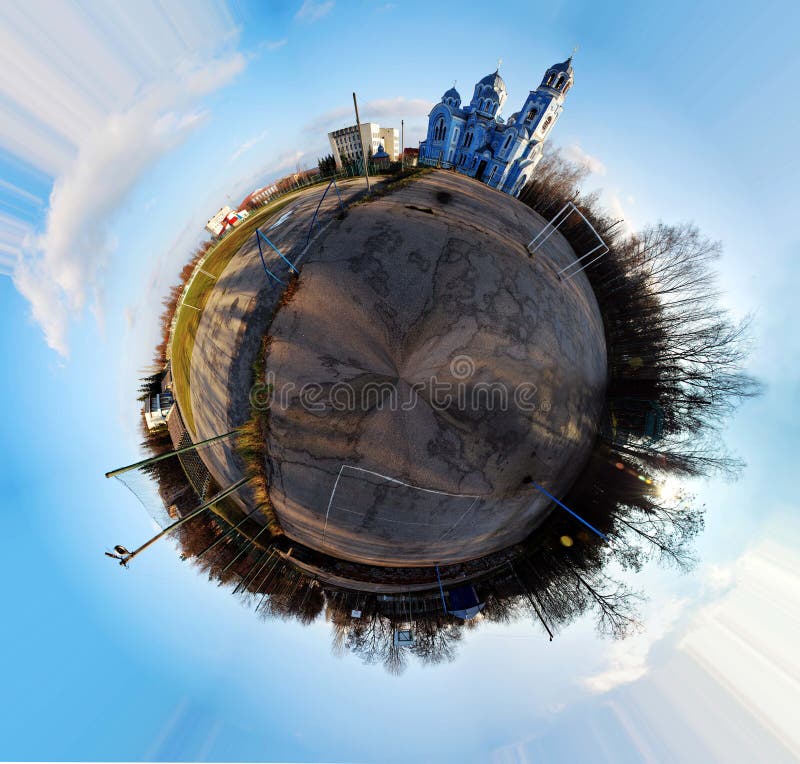 Cyclorama of a city stock photo. Image of residential - 24915218