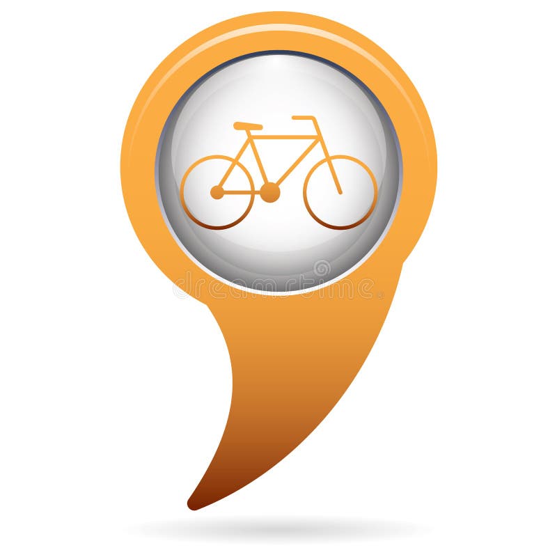 Cykel-/cykelsymbol vektor illustrationer. Illustration av svart - 108027974