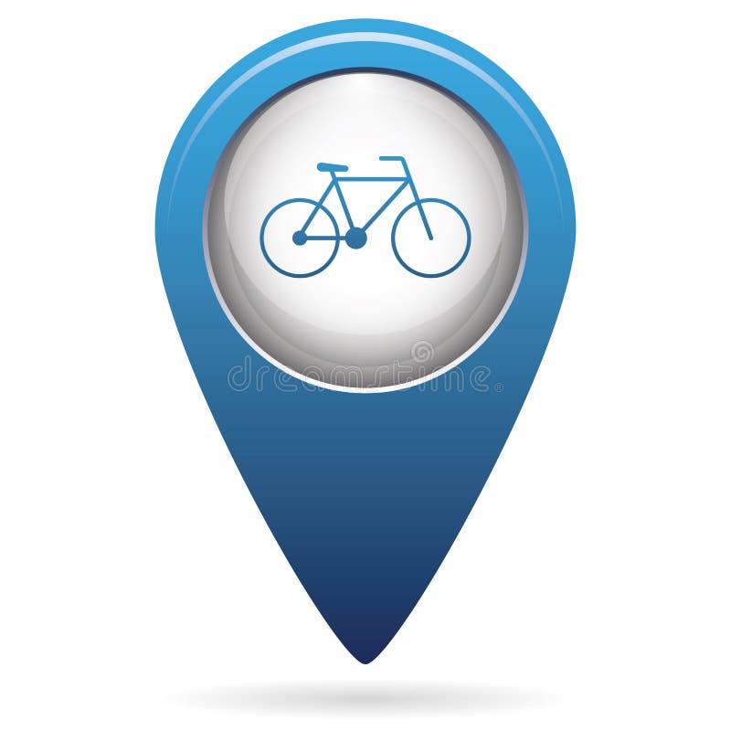 Cykel-/cykelsymbol vektor illustrationer. Illustration av lopp - 92167407