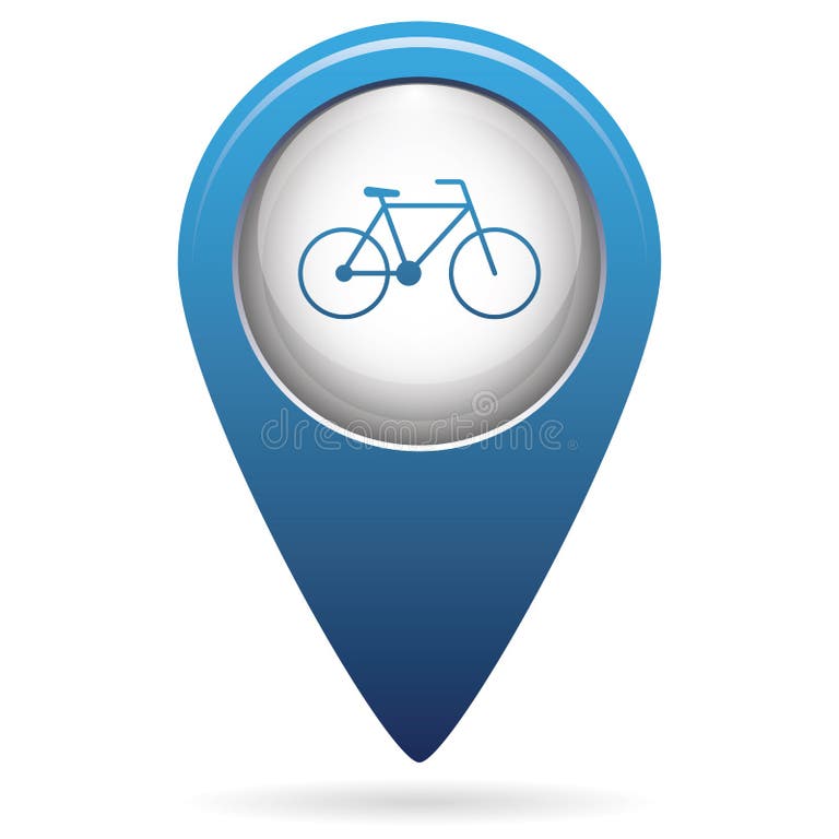 Cykel-/cykelsymbol vektor illustrationer. Illustration av lopp - 92167407