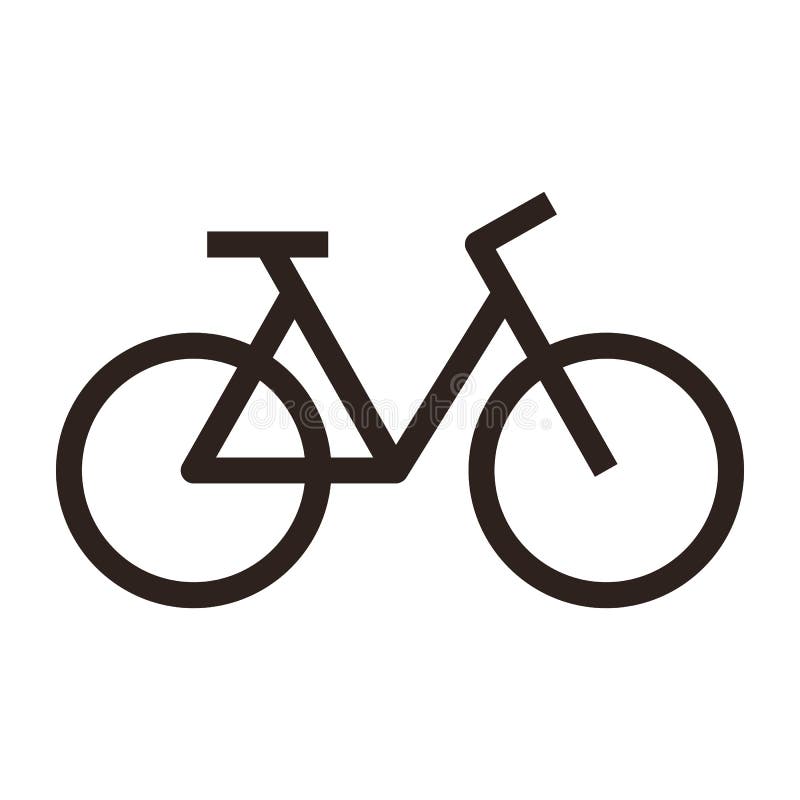 Cykelsymbol Cykelsymbol vektor illustrationer. Illustration av ...