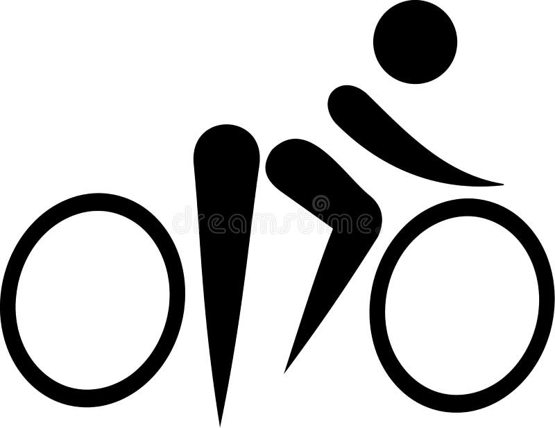 CykelcykelPictogram vektor illustrationer. Illustration av symbol ...