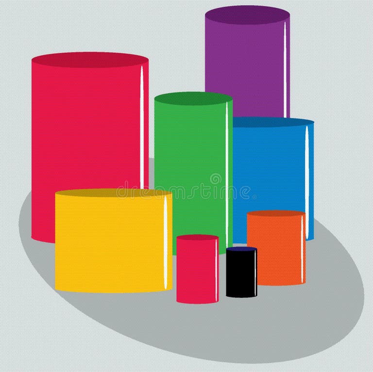 Color Cylinder Stock Illustrations – 29,391 Color Cylinder Stock ...