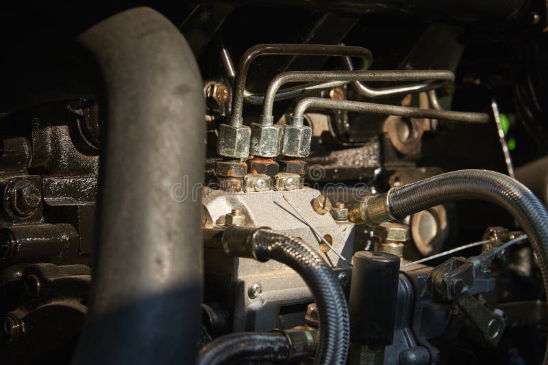 The Cylinder Block of an Internal Combustion Engine with a Fuel ...