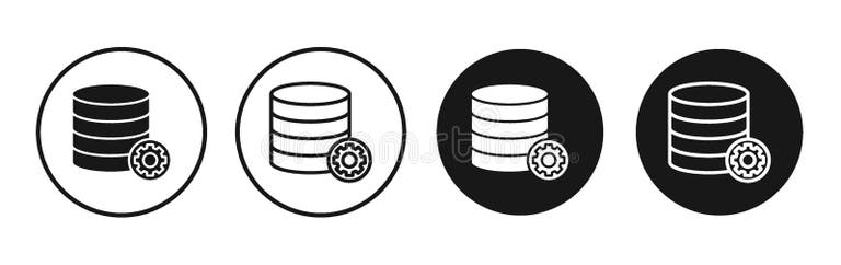 Database Icon White Stock Illustrations – 47,463 Database Icon White ...