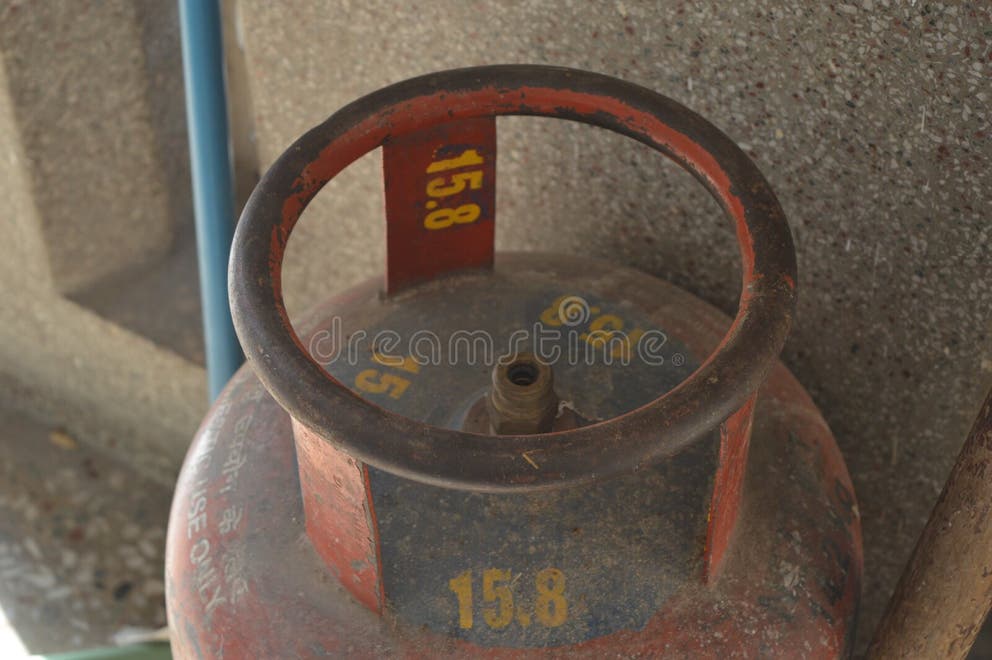 A cylinder stock photo. Image of domestic, cylinder, burn - 45720242